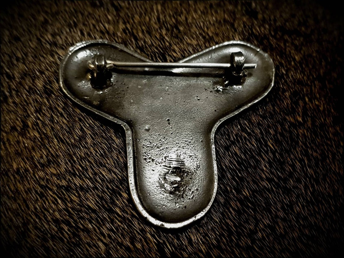 Viking Trefoil Brooch Pin - Etsy