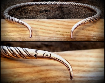 Forged Iron Neck Torc, Ravens Forged Torc, Odin Torc, Viking Torc ...
