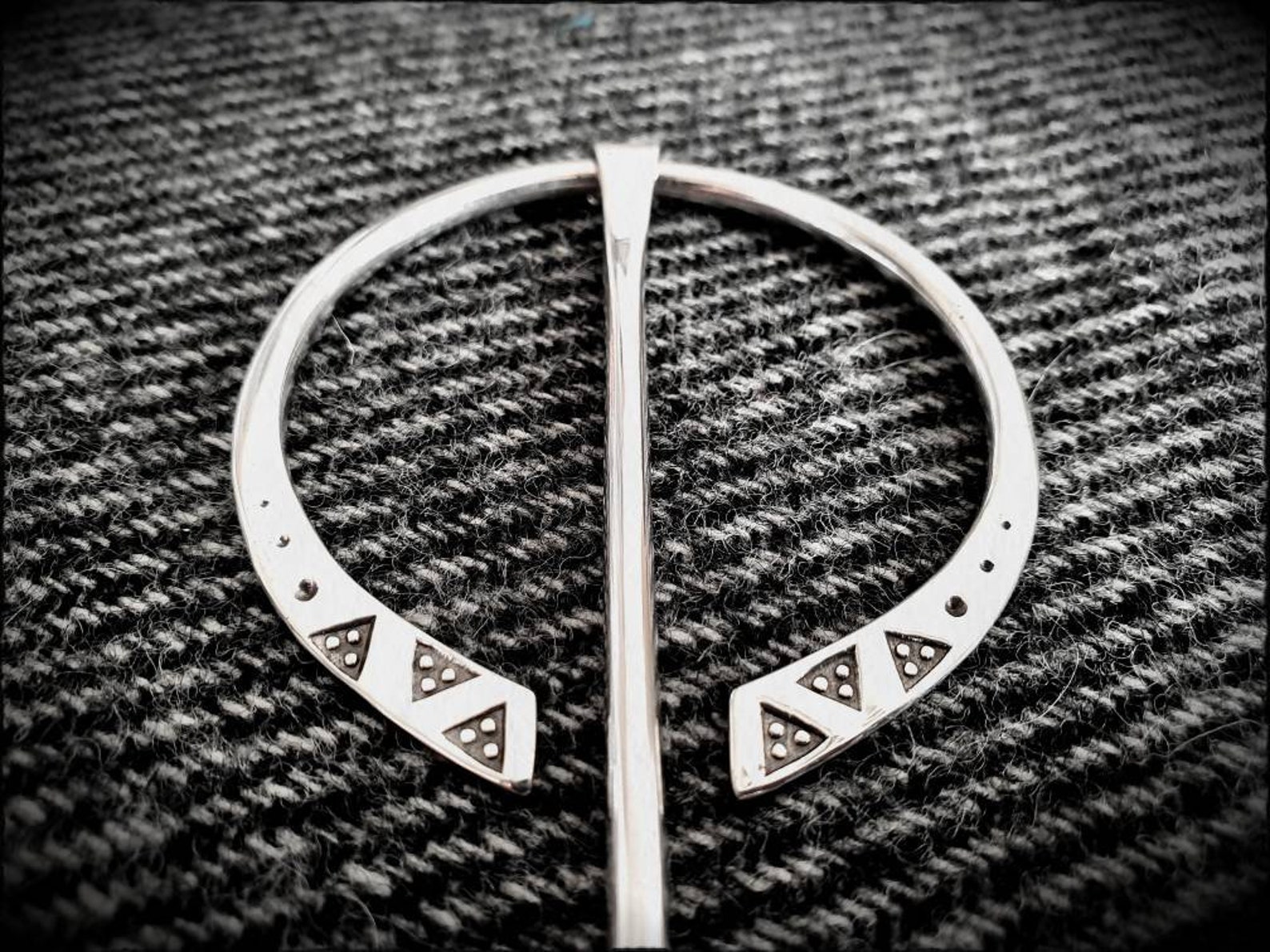 Sterling Silver Viking Saxon Celtic Penannular Brooch Cloak Pin - Etsy UK