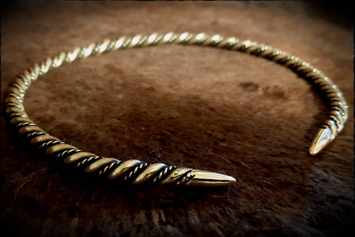 Viking Celtic Bronze Torc | Etsy