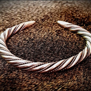 Viking Bronze Twisted Bracelet Arm Ring - Etsy UK