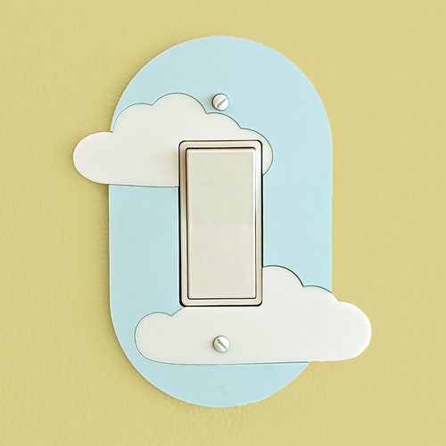 Sky of Clouds Oval Light Switch Plate Cover Multiple Options - Etsy