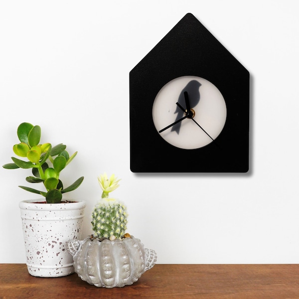 Birdhouse Clock - Etsy