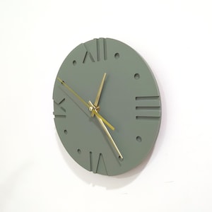 Modern Roman Numerals Acrylic Wall Clock - Etsy
