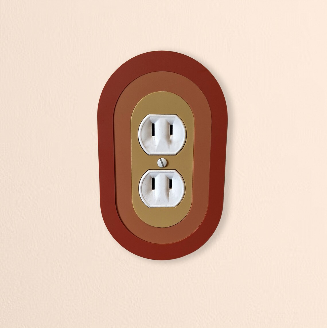 Retro Oval Outlet Cover Multiple Options - Etsy