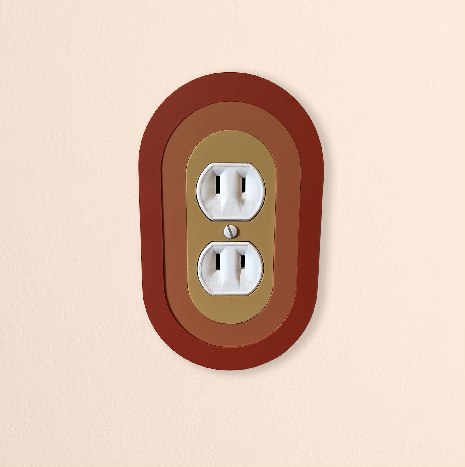 Retro Oval Outlet Cover Multiple Options - Etsy
