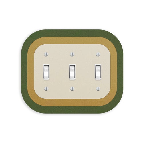 Retro Oval Light Switch Plate Cover Multiple Options - Etsy