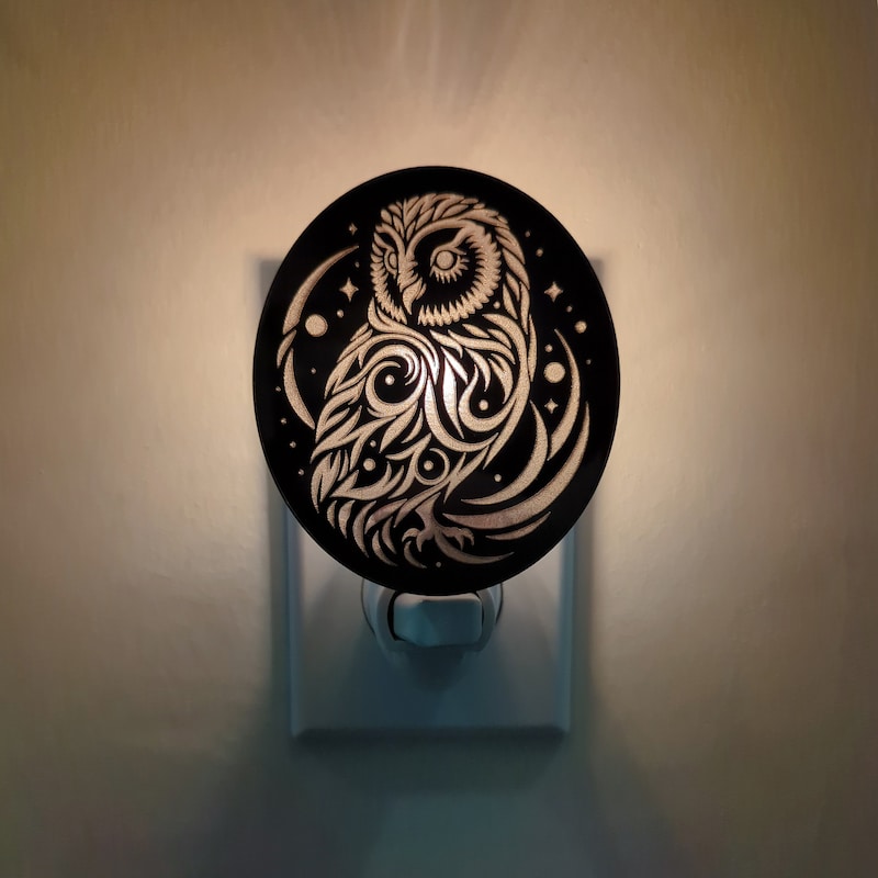Night Owl Wall Light - Etsy
