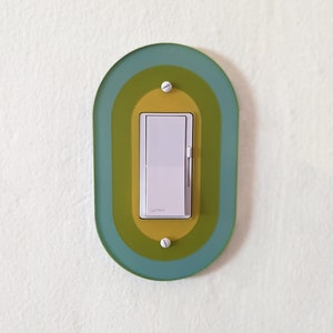 Retro Oval Outlet Cover - Multiple Options - Etsy