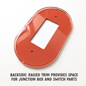 Retro Oval Outlet Cover - Multiple Options - Etsy