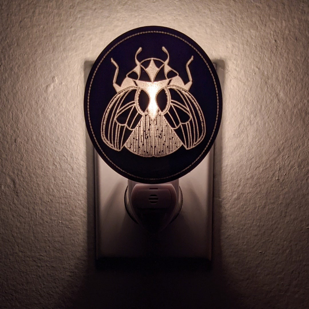 Beetle Bronze Mirror Acrylic Night Light - Etsy