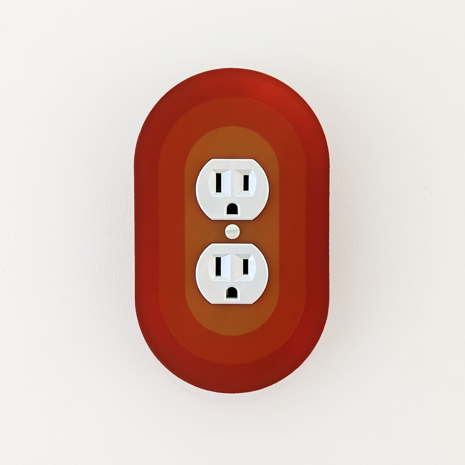 Retro Oval Outlet Cover - Multiple Options - Etsy