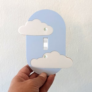 Floating Clouds Light Switch Plate and Outlet Covers - Multiple Options ...