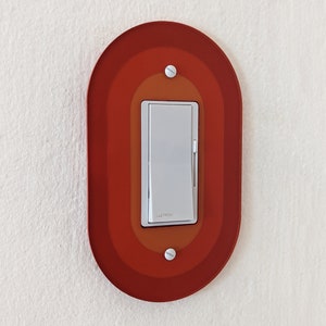 Retro Oval Light Switch Plate Cover - Multiple Options - Etsy