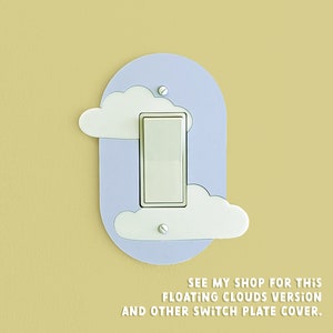 Sky of Clouds Oval Light Switch Plate Cover - Multiple Options - Etsy