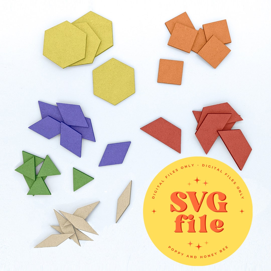 Pattern Block Set SVG - Etsy