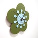 Flower Wall Clock - Etsy