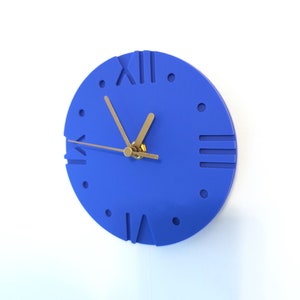 Mini Modern Roman Numerals Acrylic Clock - Etsy