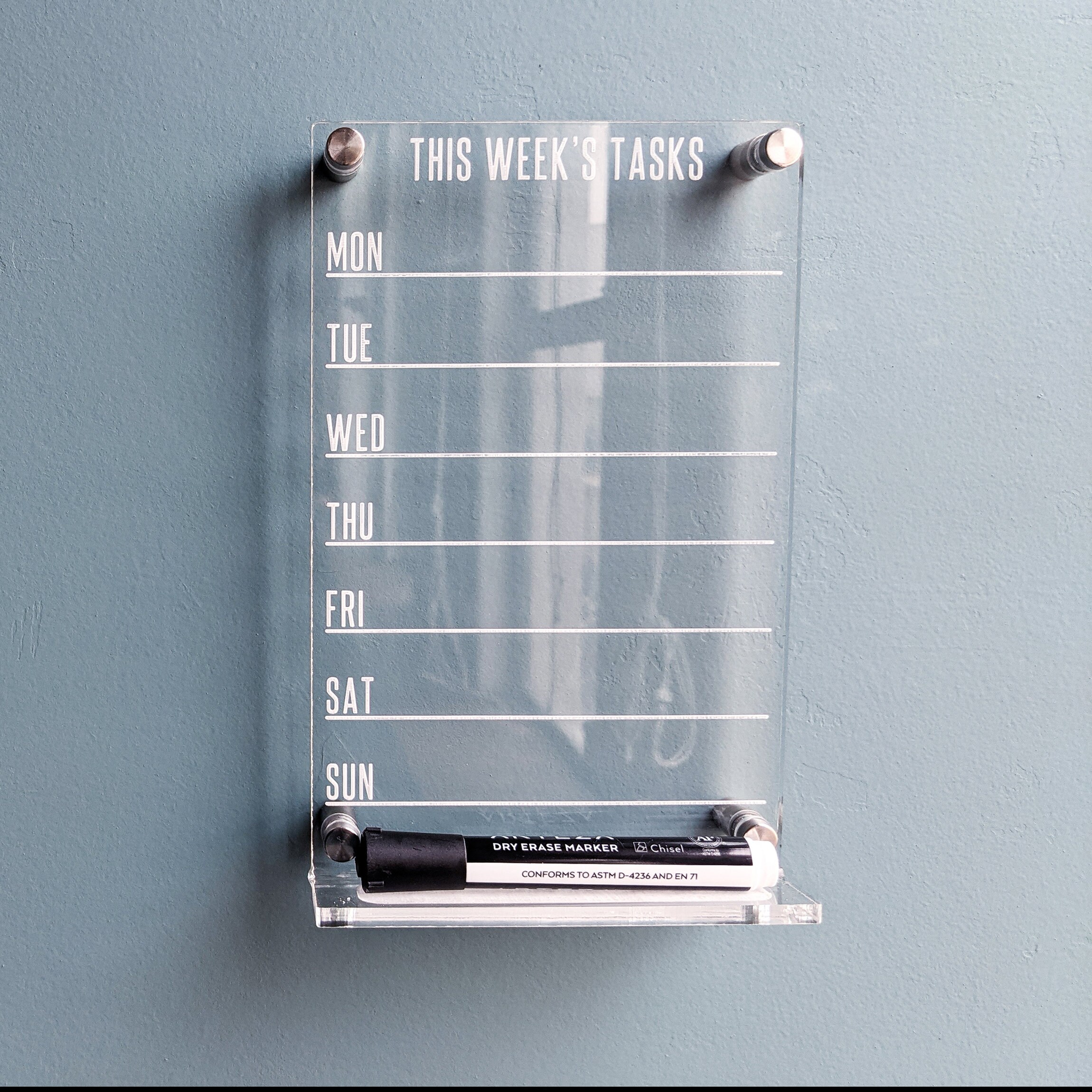 This Week's Tasks Clear Acrylic Dry Erase Board - Etsy