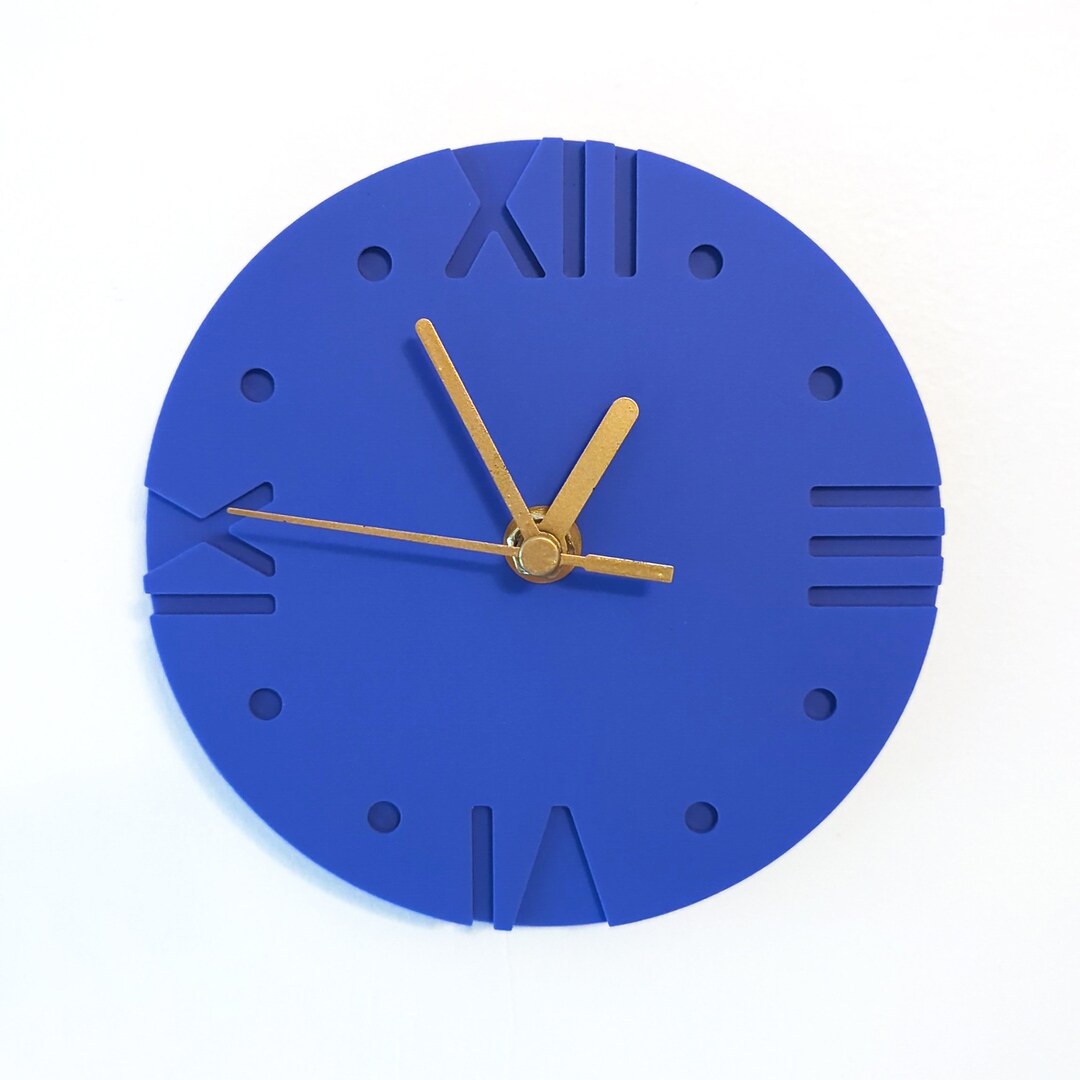 Mini Modern Roman Numerals Acrylic Clock - Etsy