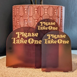 Arch Rattan Cane Business Card Holder 3 Sizes - Etsy