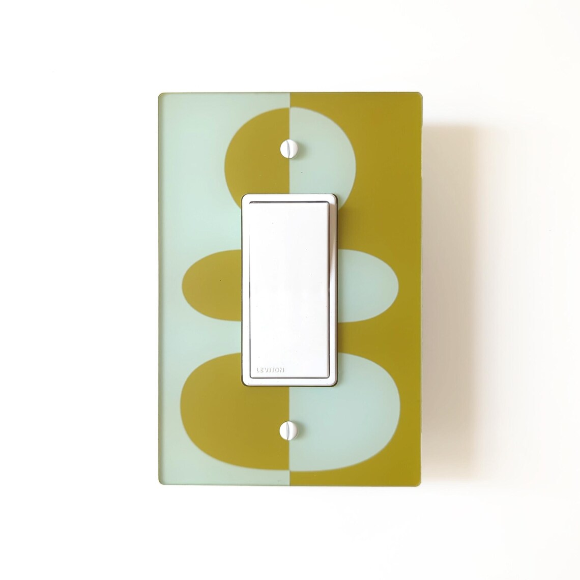 Retro Sculptural Form Switch Plate and Outlet Covers - Multiple Colors ...