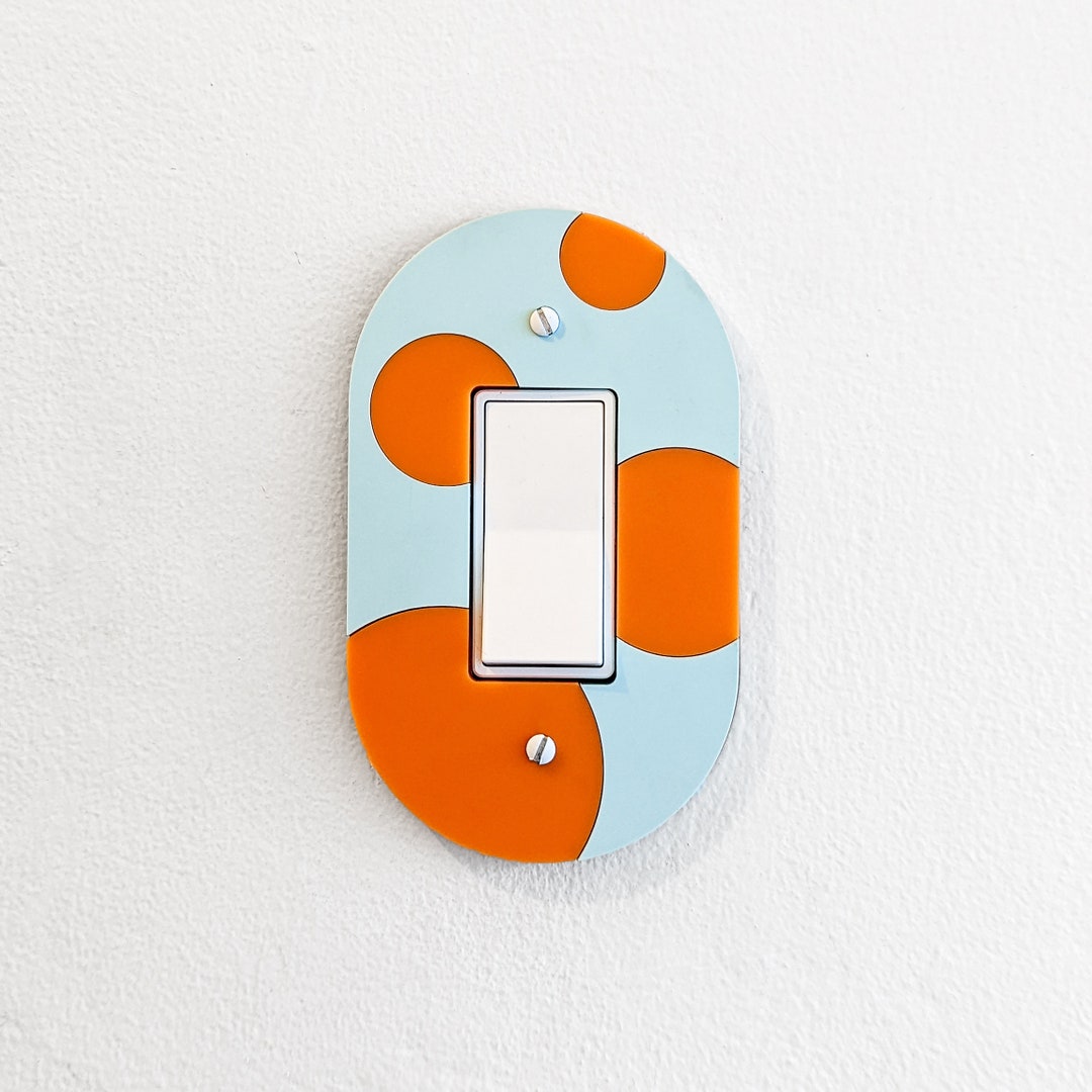 Bubbles Oval Light Switch Plate Cover - Multiple Options - Etsy