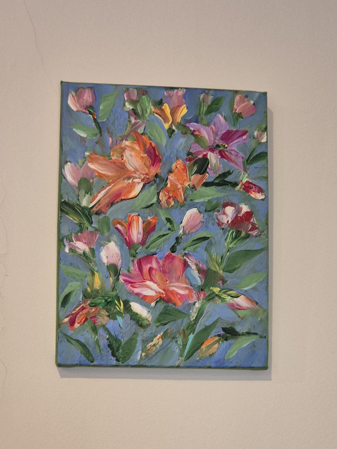 Original Artwork, One of a Kind Acrylic Painting on Canvas, Wall Art ...