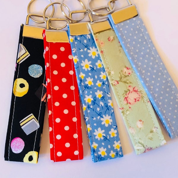 Fabric Keyring - Etsy