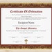 Editable Ordination Certificate Template, Credential of Ministry ...