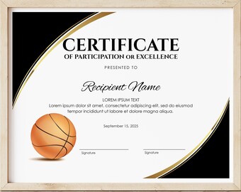 Editable Soccer Award Certificates. Customizable Soccer - Etsy