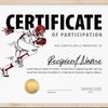 Cheerleading Participation Certificate Template, High School Sports ...