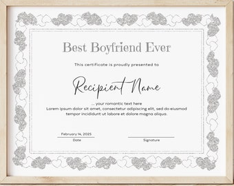 Best Boyfriend Ever Award - Etsy