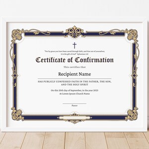 episcopal certificate