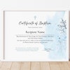 Editable Certificate of Consecration Template, Printable Consecration ...