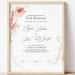 Boho Floral Vow Renewal Certificate Template, Watercolor Renewal of ...
