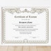 Editable License to Preach Template, Printable Certificate of License ...