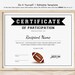 American Football Certificate Template, Editable Football Award ...