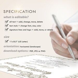 Editable License to Preach Template Printable Certificate of - Etsy