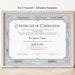 Life Membership Certificate Template, Editable Printable Elegant ...