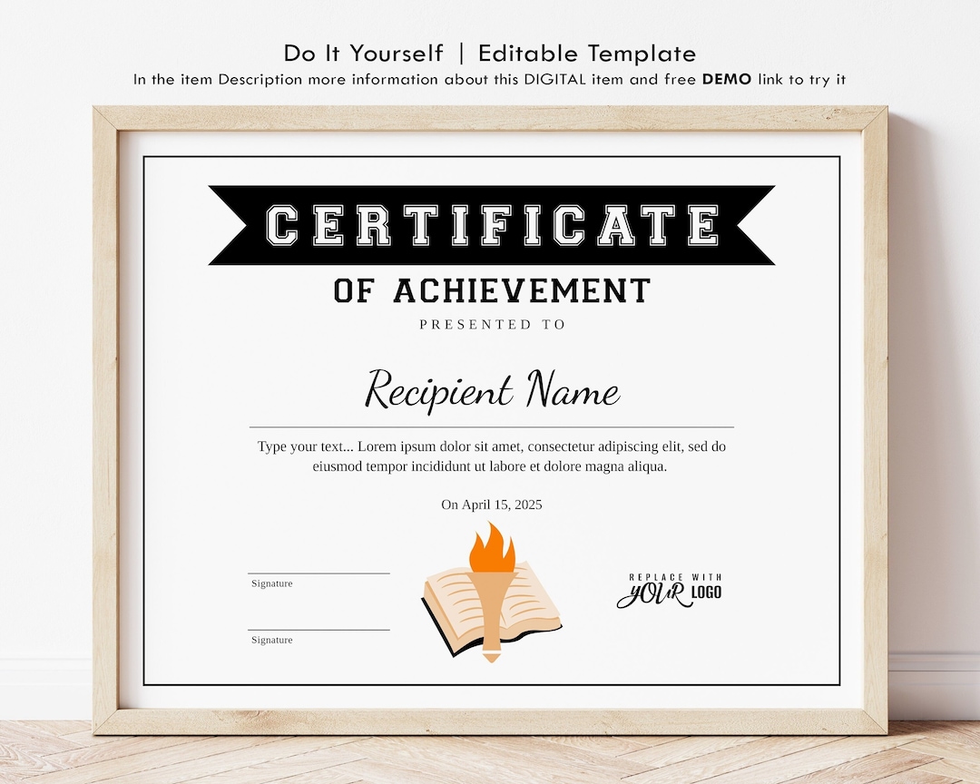 Certificate of Achievement, Scholar Athlete Certificate Template ...