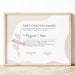 Editable Ballet Awards Certificate Template, Ballet Dancer Award ...