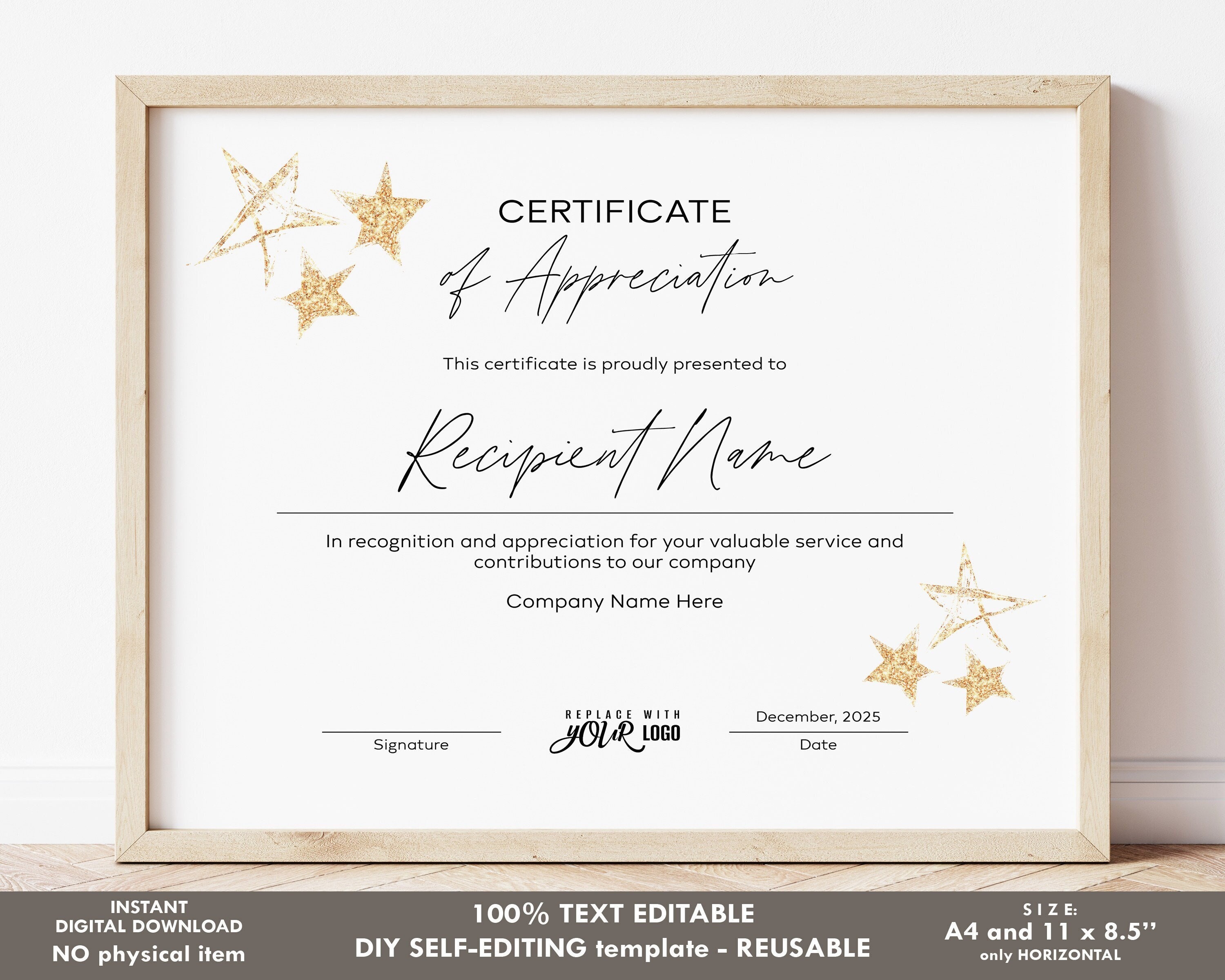Employee Appreciation Certificate Templates