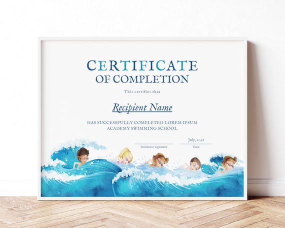 Modelo De Certificado De Premio Infantil