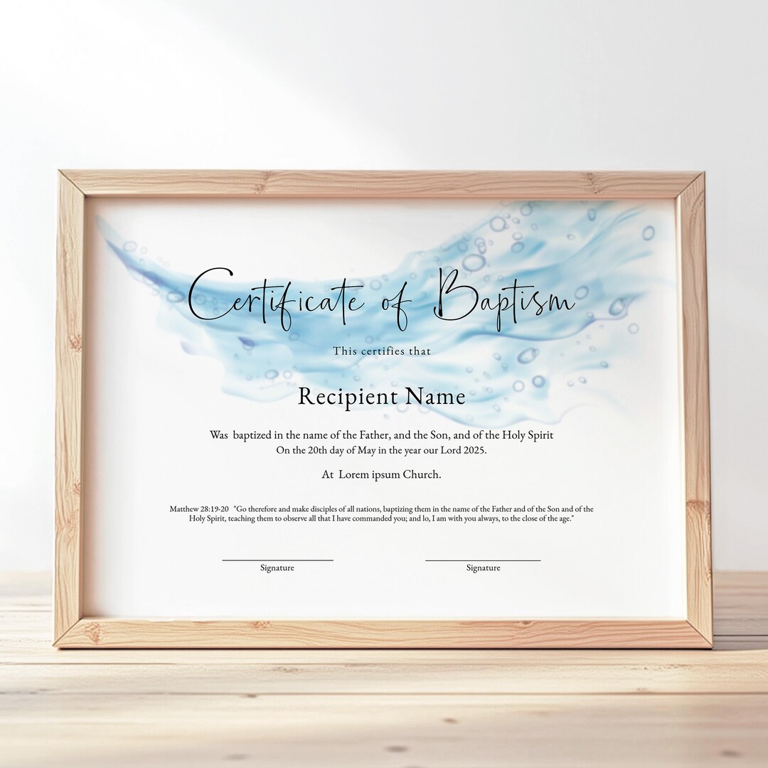 Baptism Certificate Background Baptism Certificate Online ≡ Fill Out