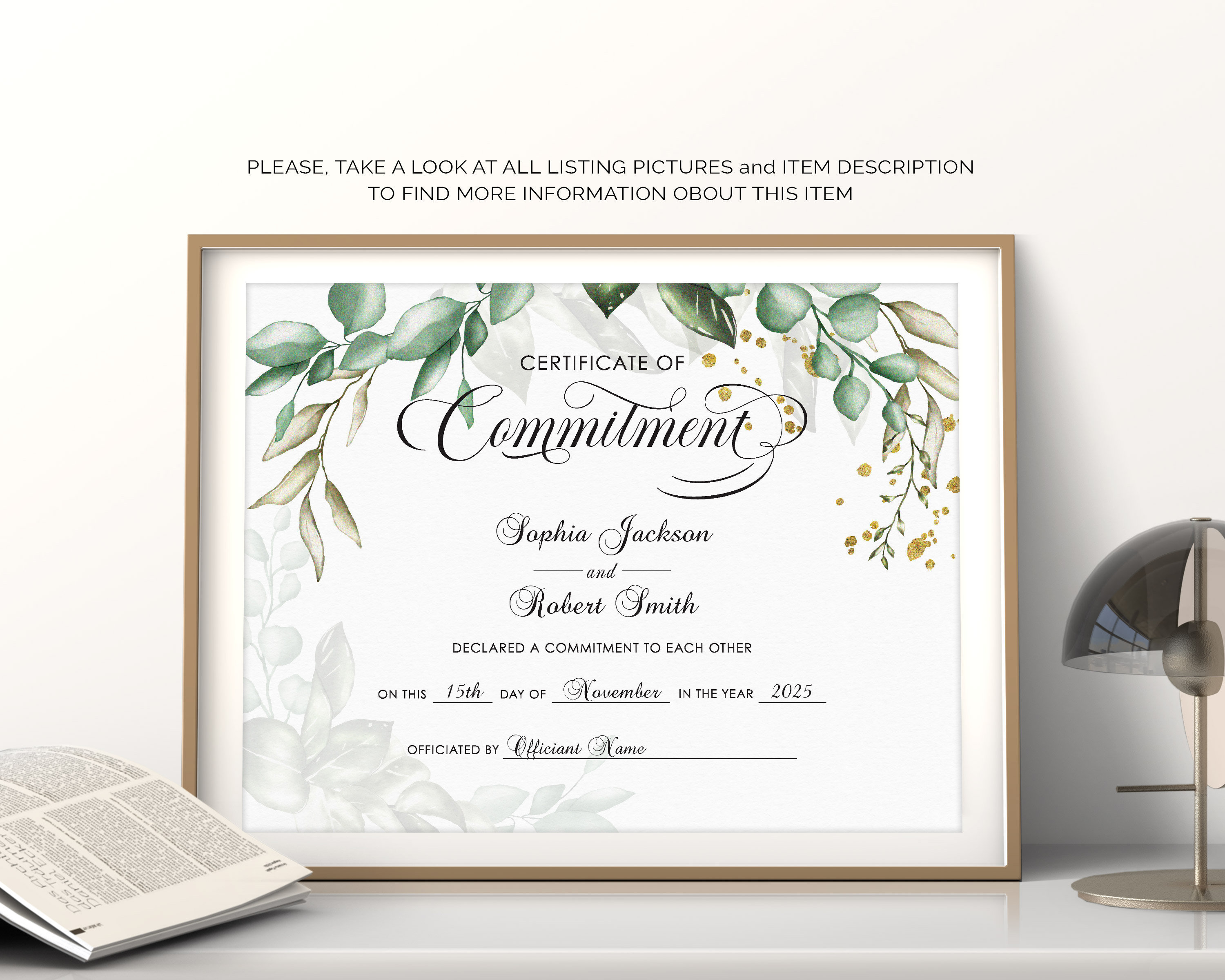Commitment Certificates Downloadable