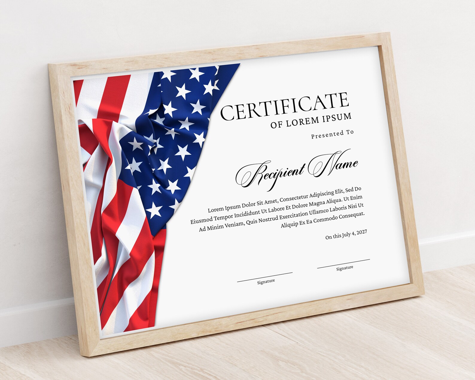 Veteran's Certificate of Appreciation Template Editable - Etsy