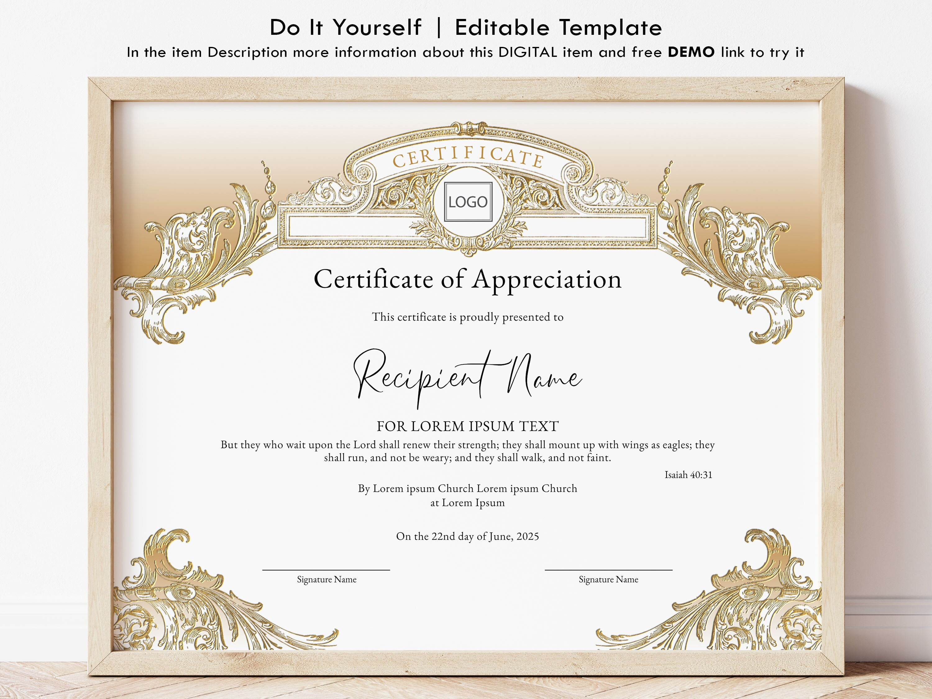 Free Template For Certificate Of Appreciation