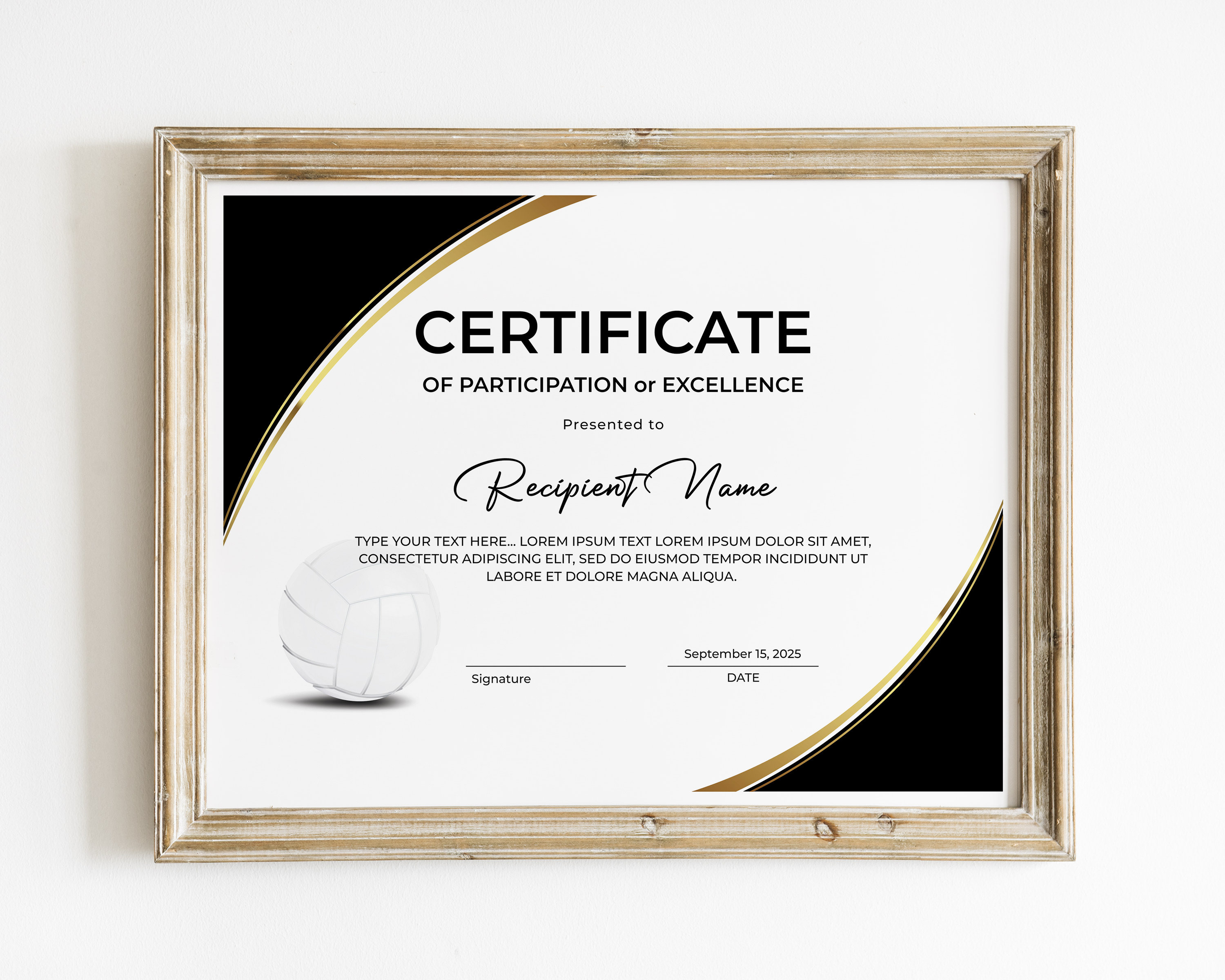 Certificate Of Participation Template For Kids