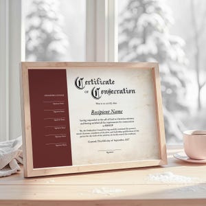 Editable Certificate of Consecration Template, Printable Consecration ...